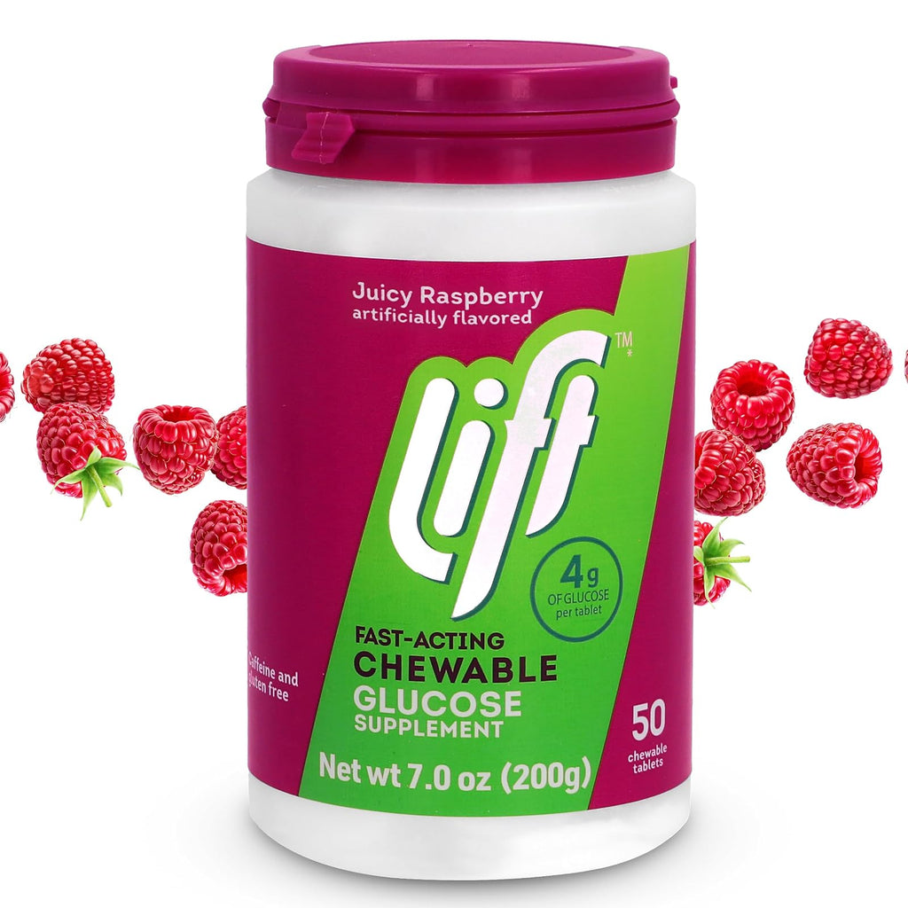 Lift glucose tablets raspberry flavour