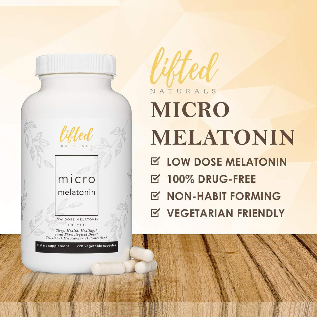 lifted naturals melatonin capsules