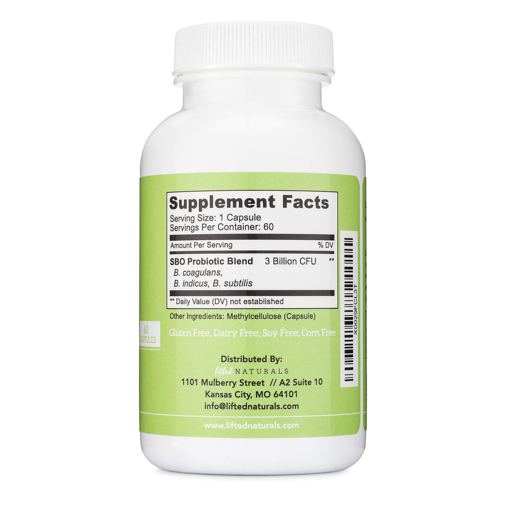 Lifted Naturals vegan probiotic benefits