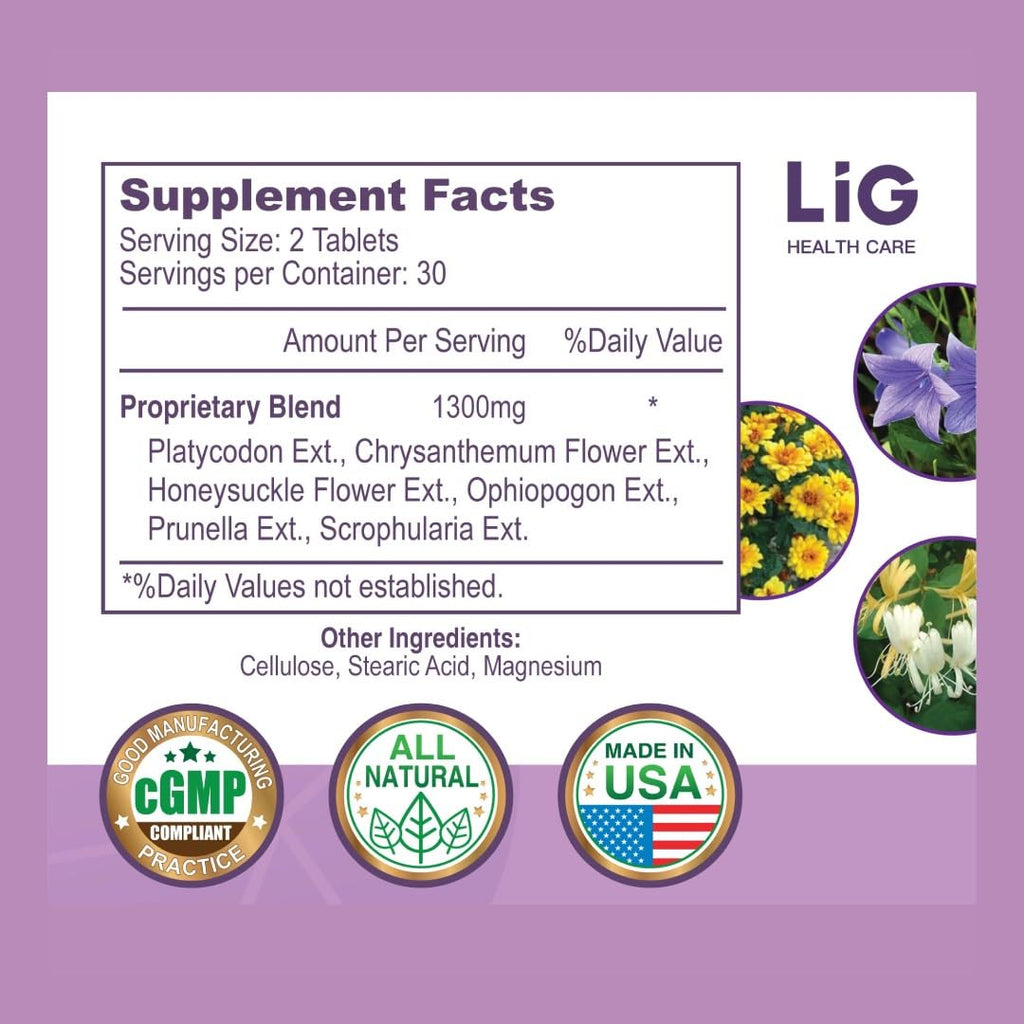 LIG tablets for hormonal harmony