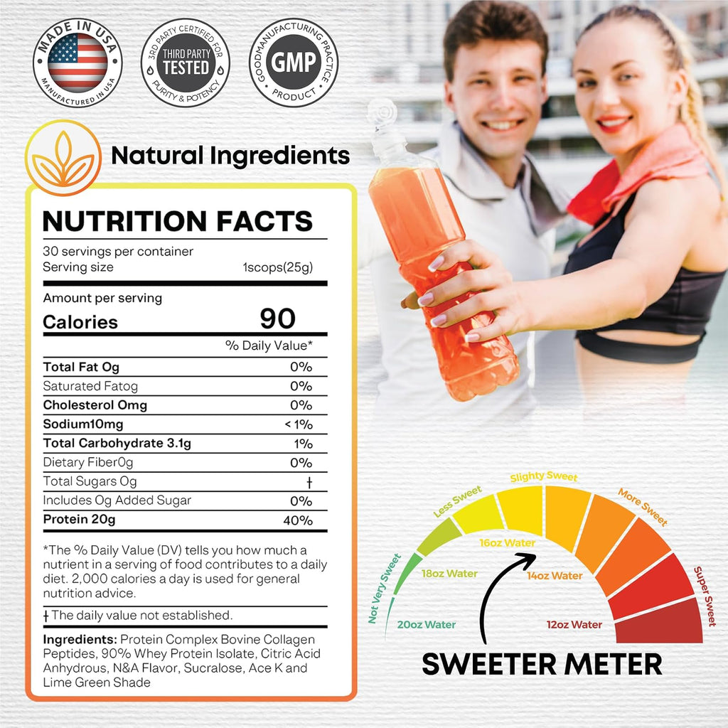 light and refreshing whey protein drink