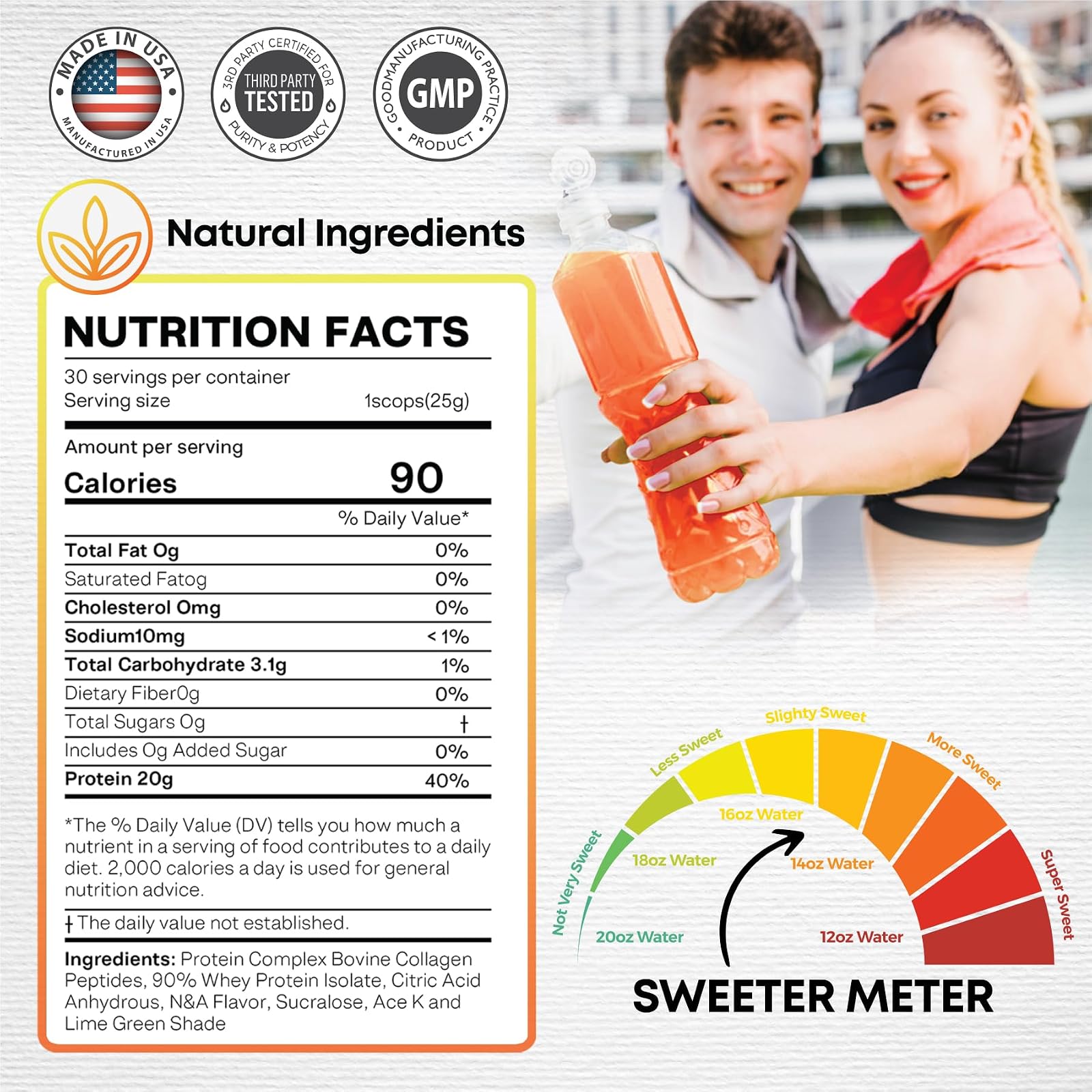 light and refreshing whey protein drink