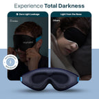 light-blocking eye mask for better sleep