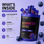 Light electrolyte powder for athletes