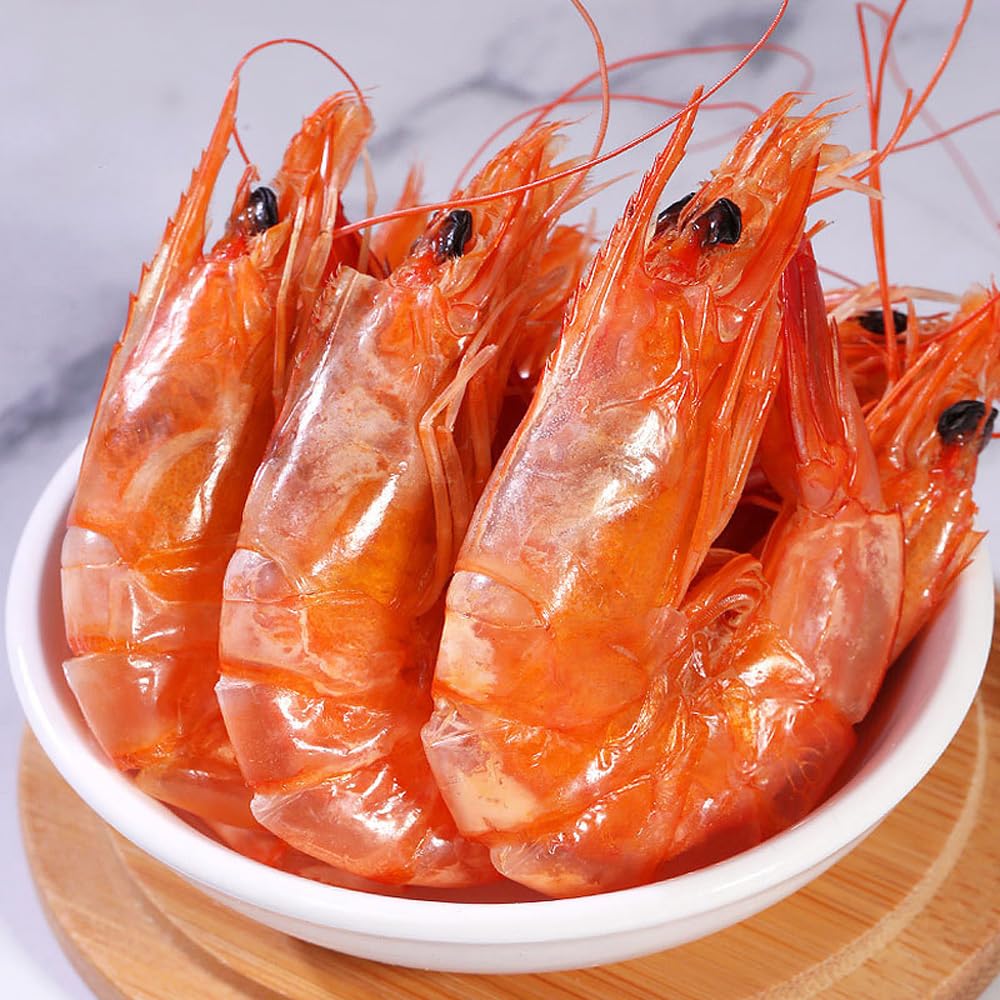 lightly dried shrimp for health