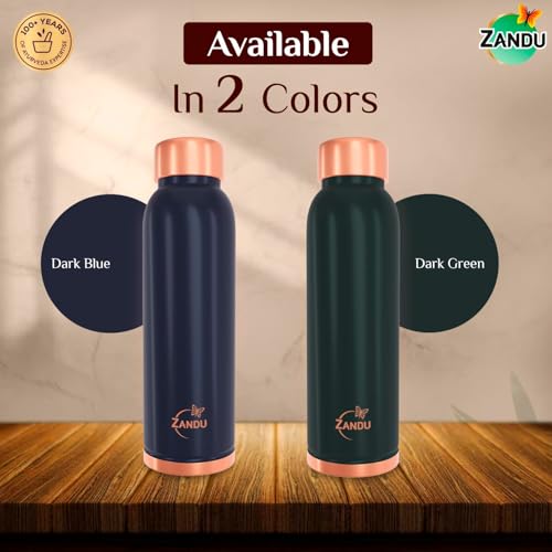 Lightweight copper bottle for travel