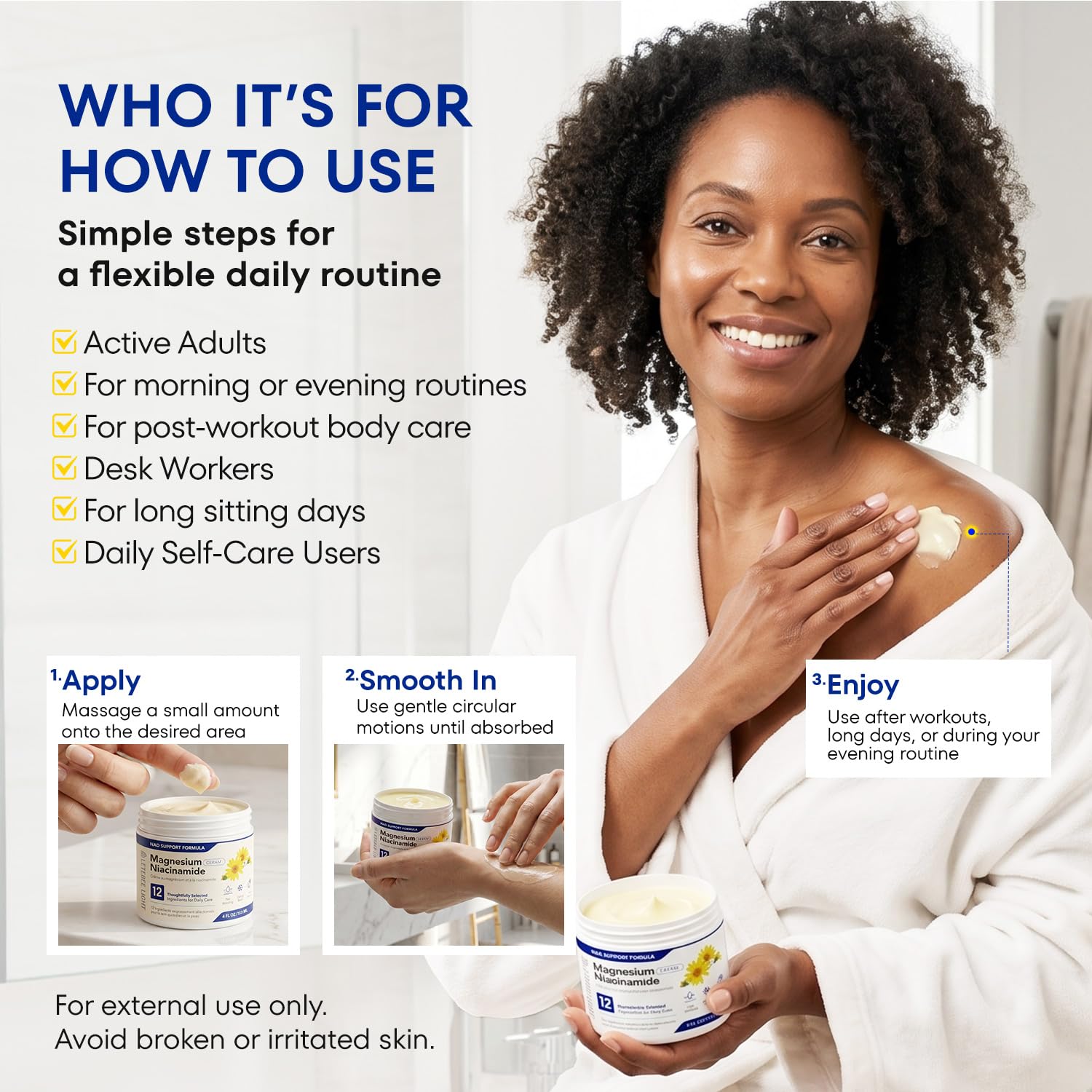lightweight magnesium cream for daily use