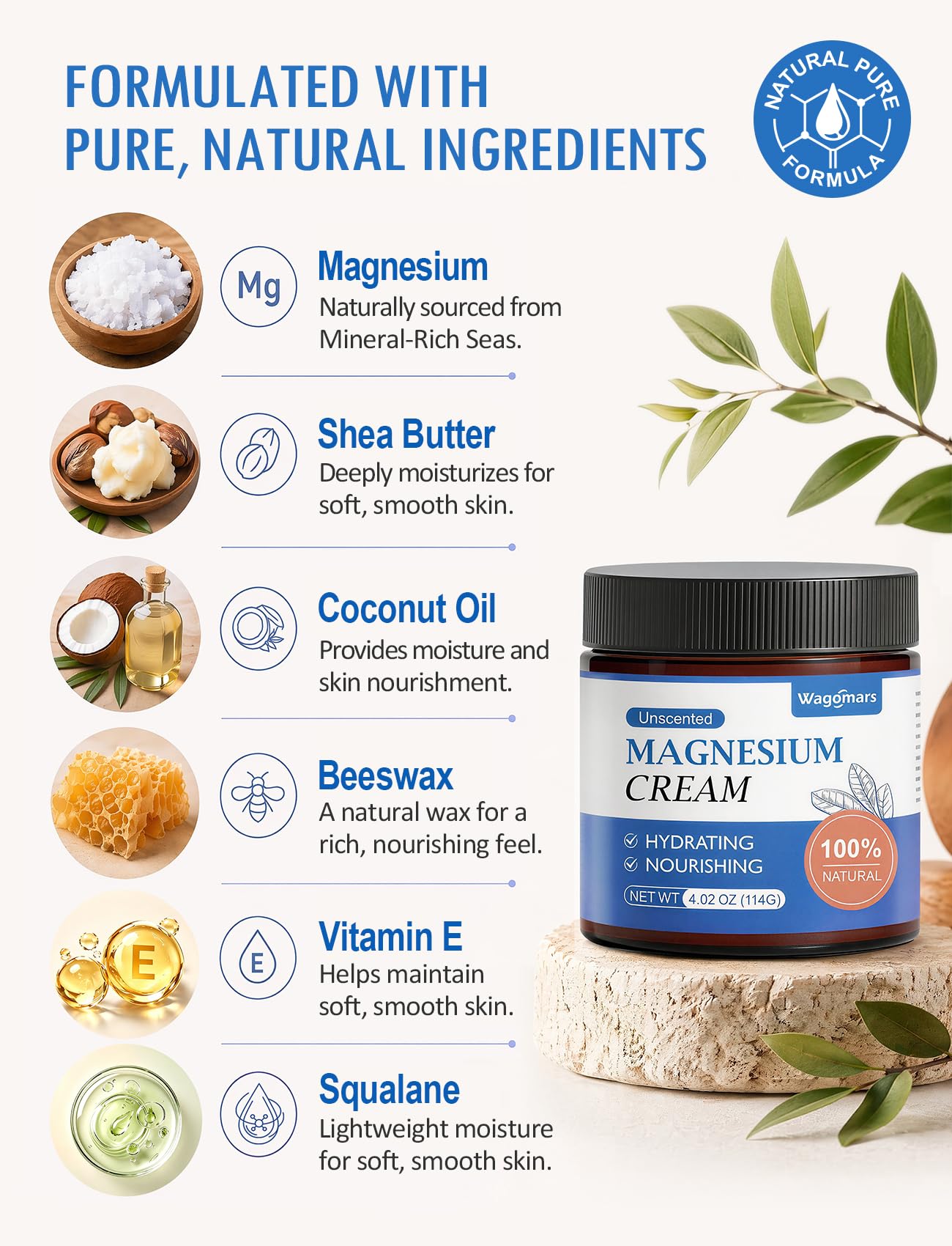 lightweight magnesium lotion for comfort