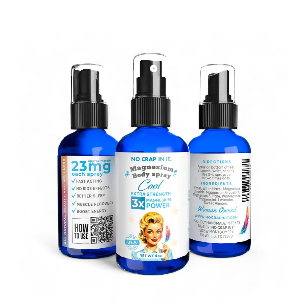 lightweight magnesium spray for on-the-go relief