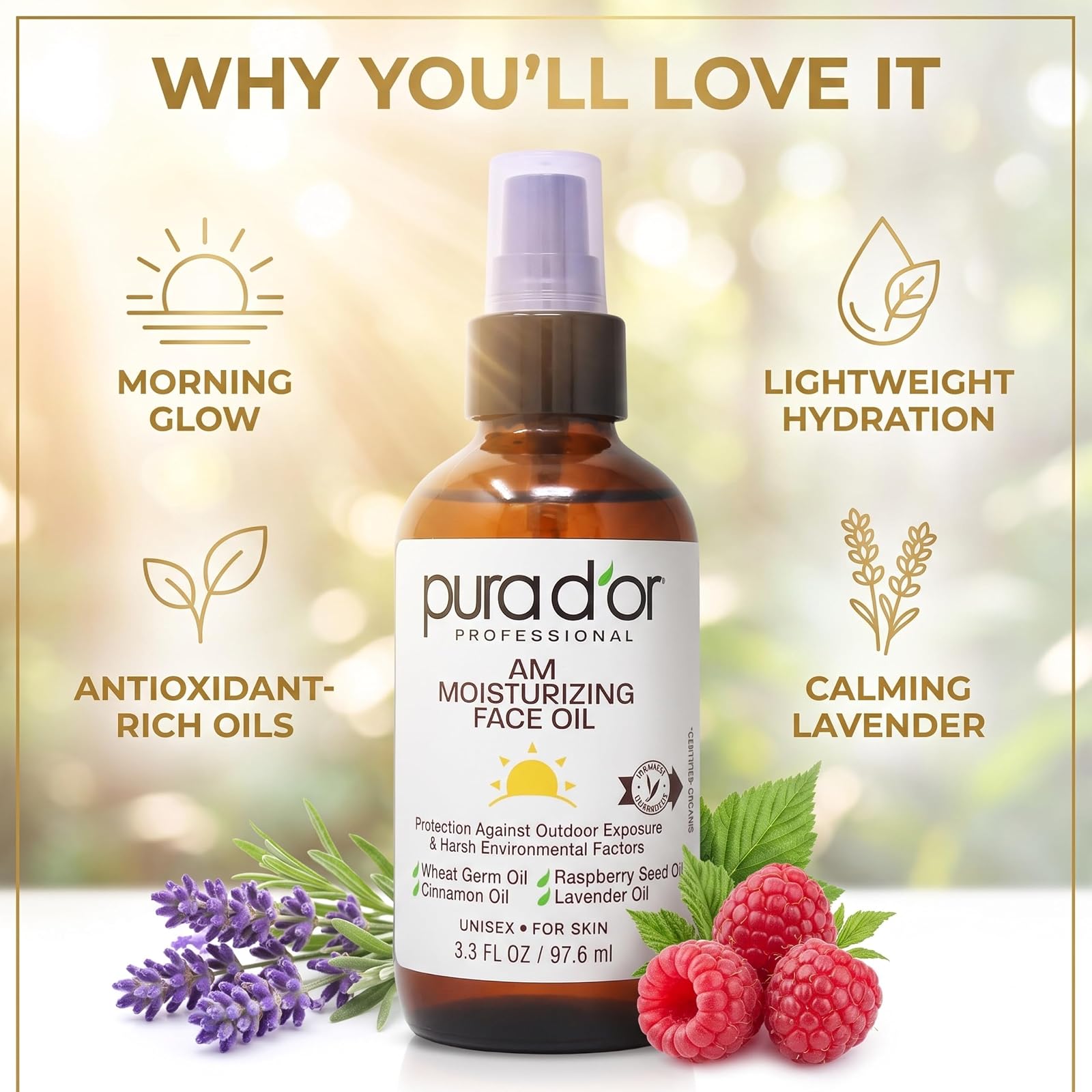 Lightweight moisturizing oil for all skin types