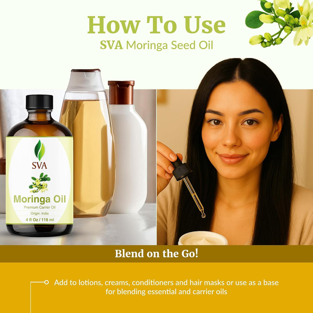 lightweight moringa carrier oil