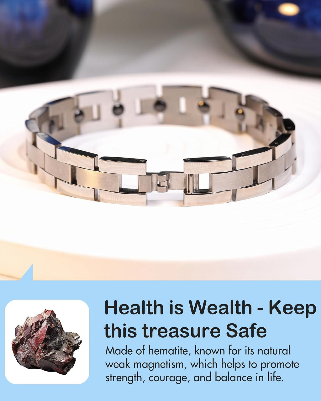 lightweight titanium bracelet for daily wear