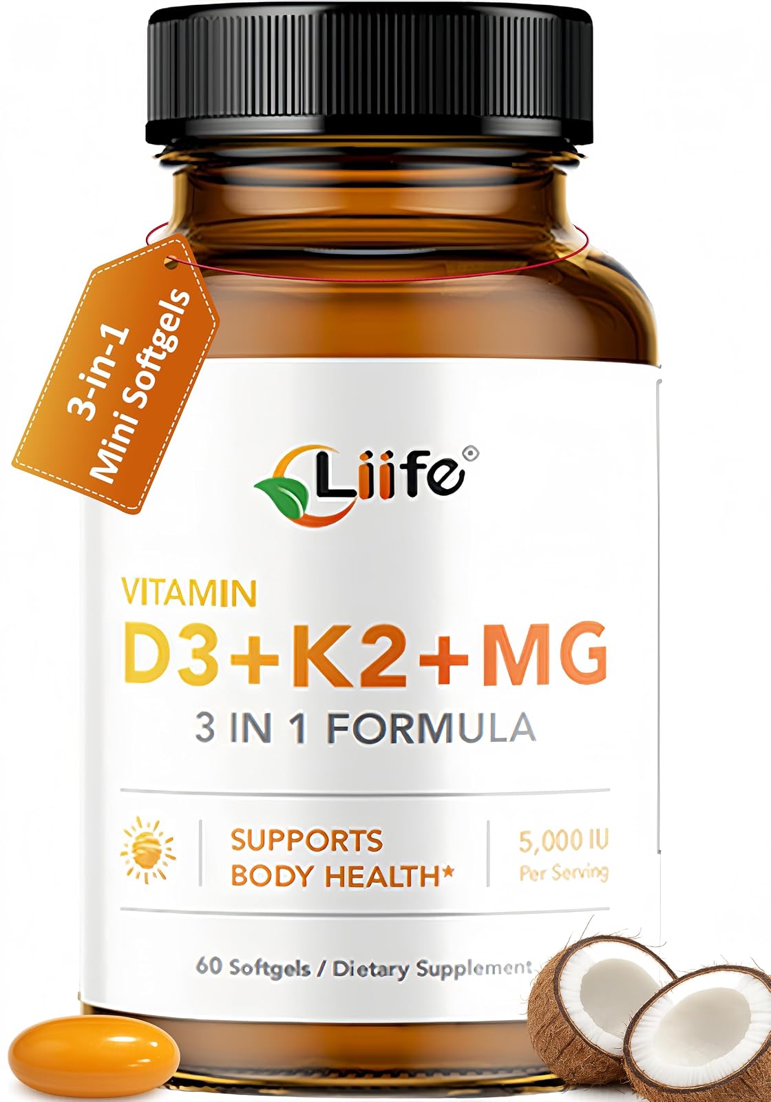 LIIFE D3 K2 vitamin benefits