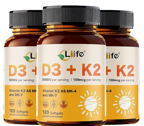 LIIFE Vitamin D3 K2 softgels