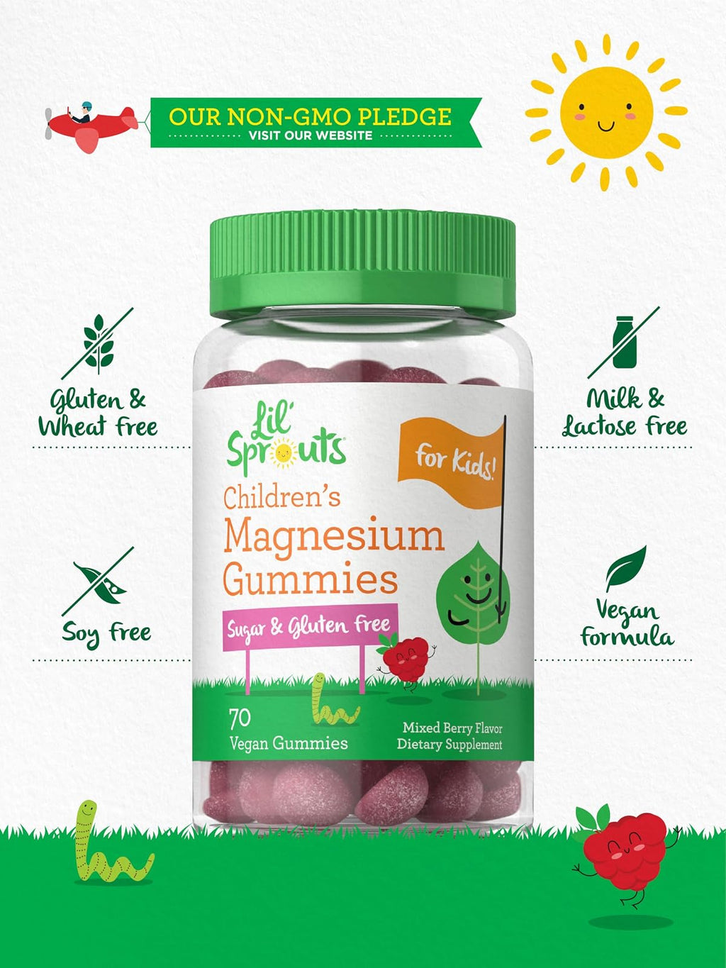 Lil' Sprouts magnesium for muscle health