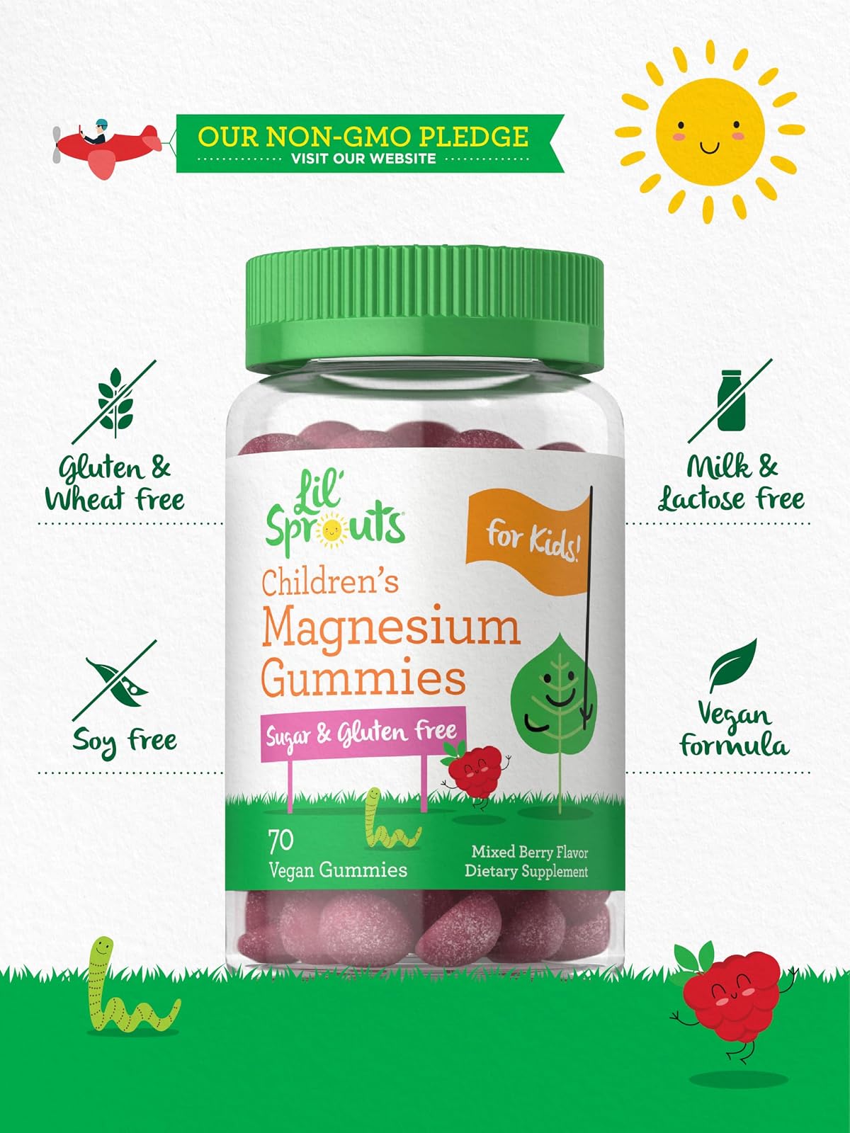 Lil' Sprouts magnesium for muscle health
