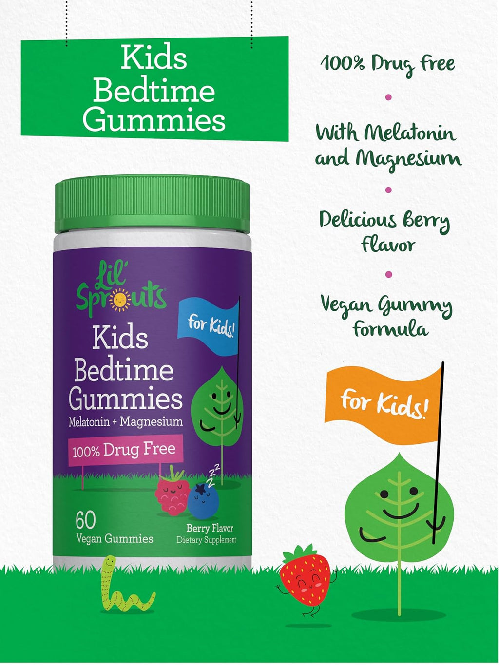 Lil' Sprouts sleep gummies with melatonin