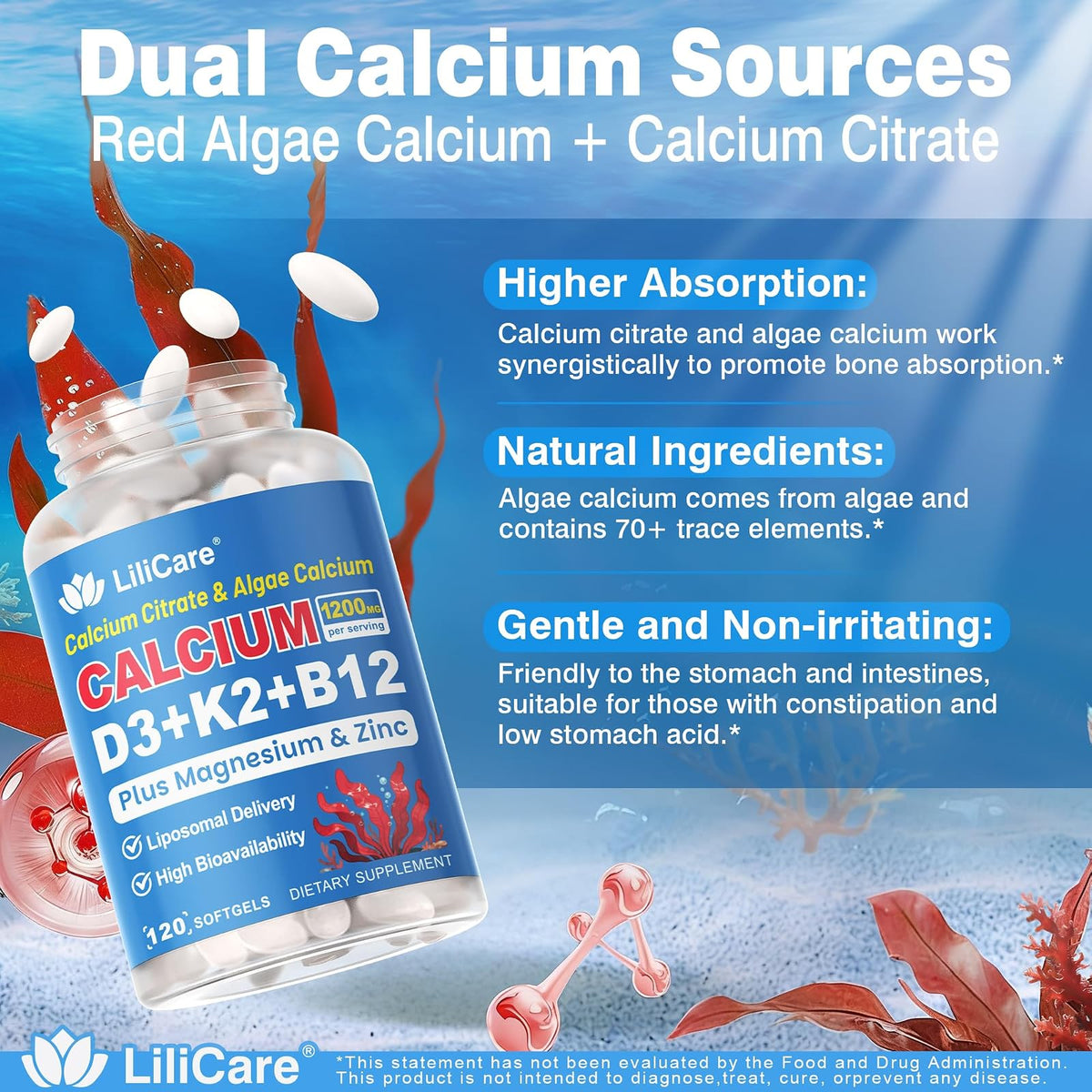 LILICARE calcium supplement for strong bones