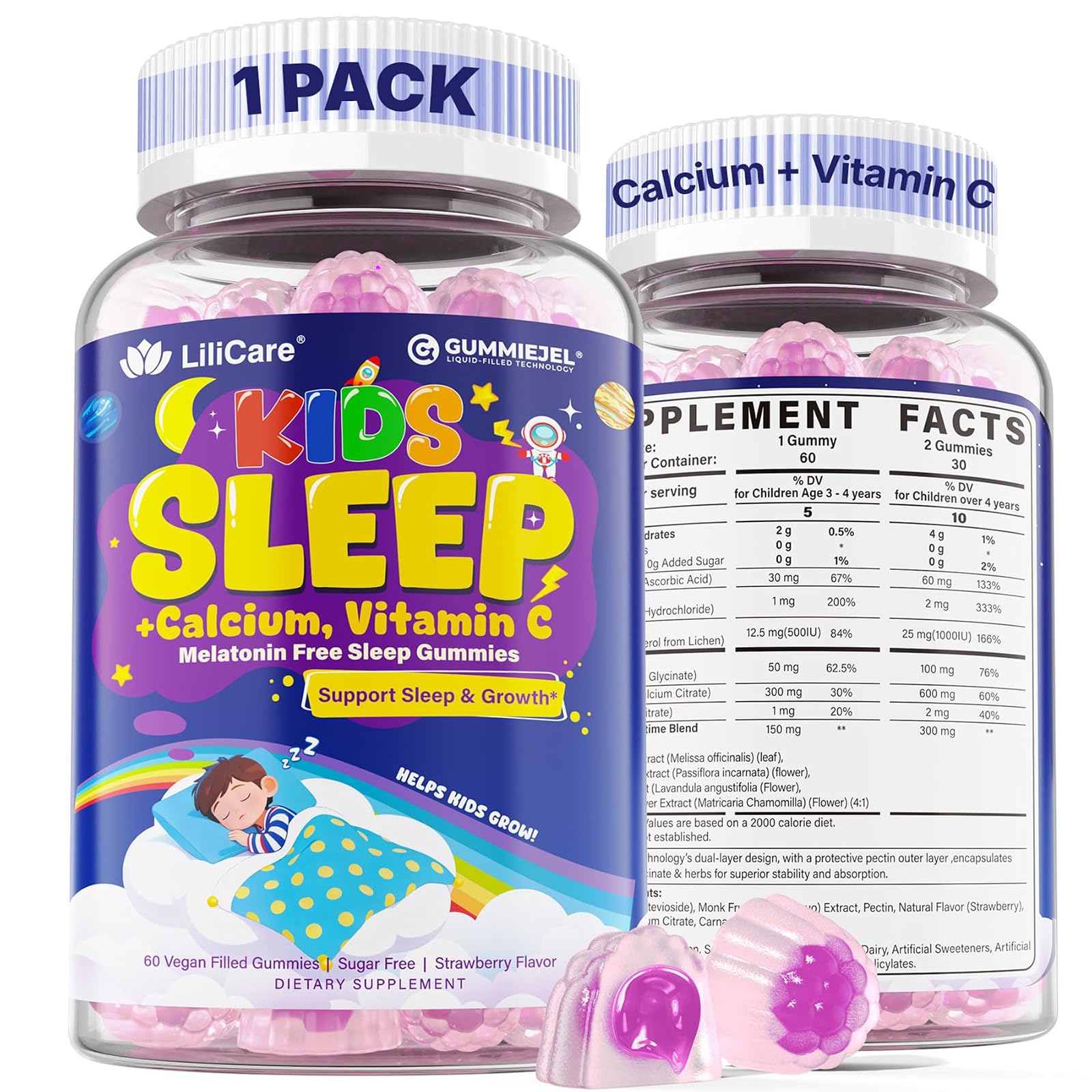 LILICARE kids sleep gummies benefits