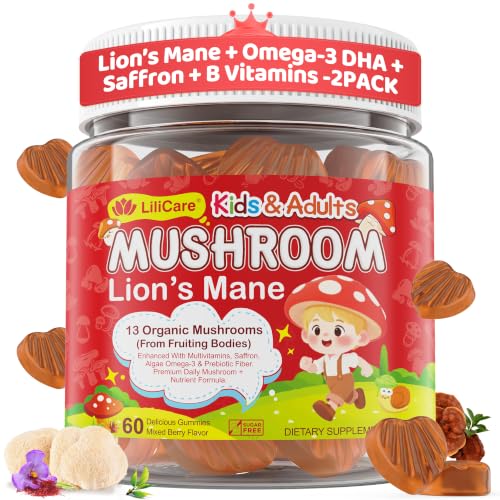 LiliCare Lion's Mane gummies for focus