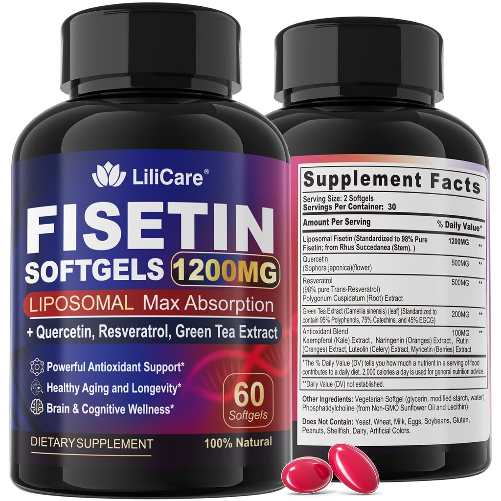 LILICARE Liposomal Fisetin capsules