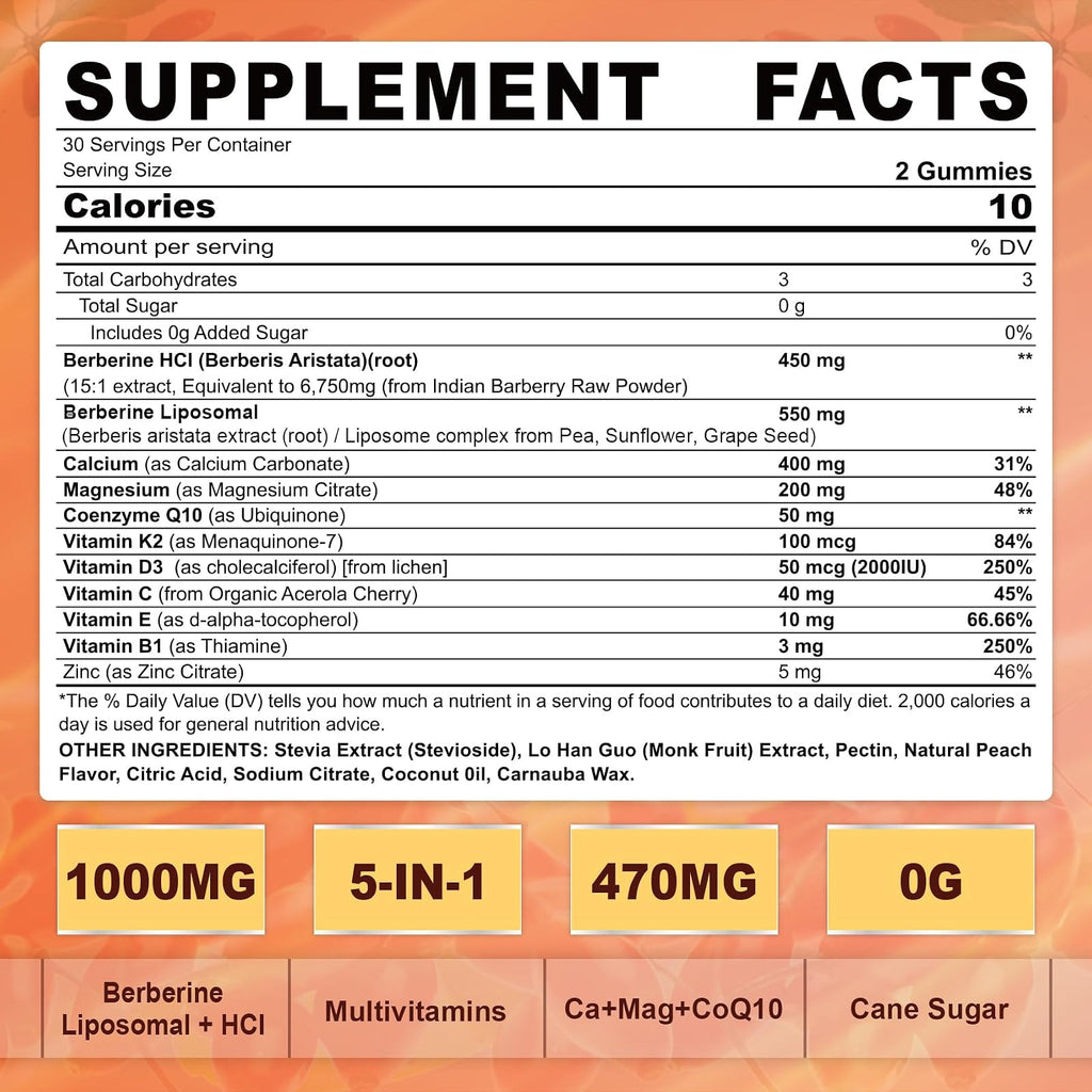 LILICARE Vitamin D3 K2 gummies support heart health