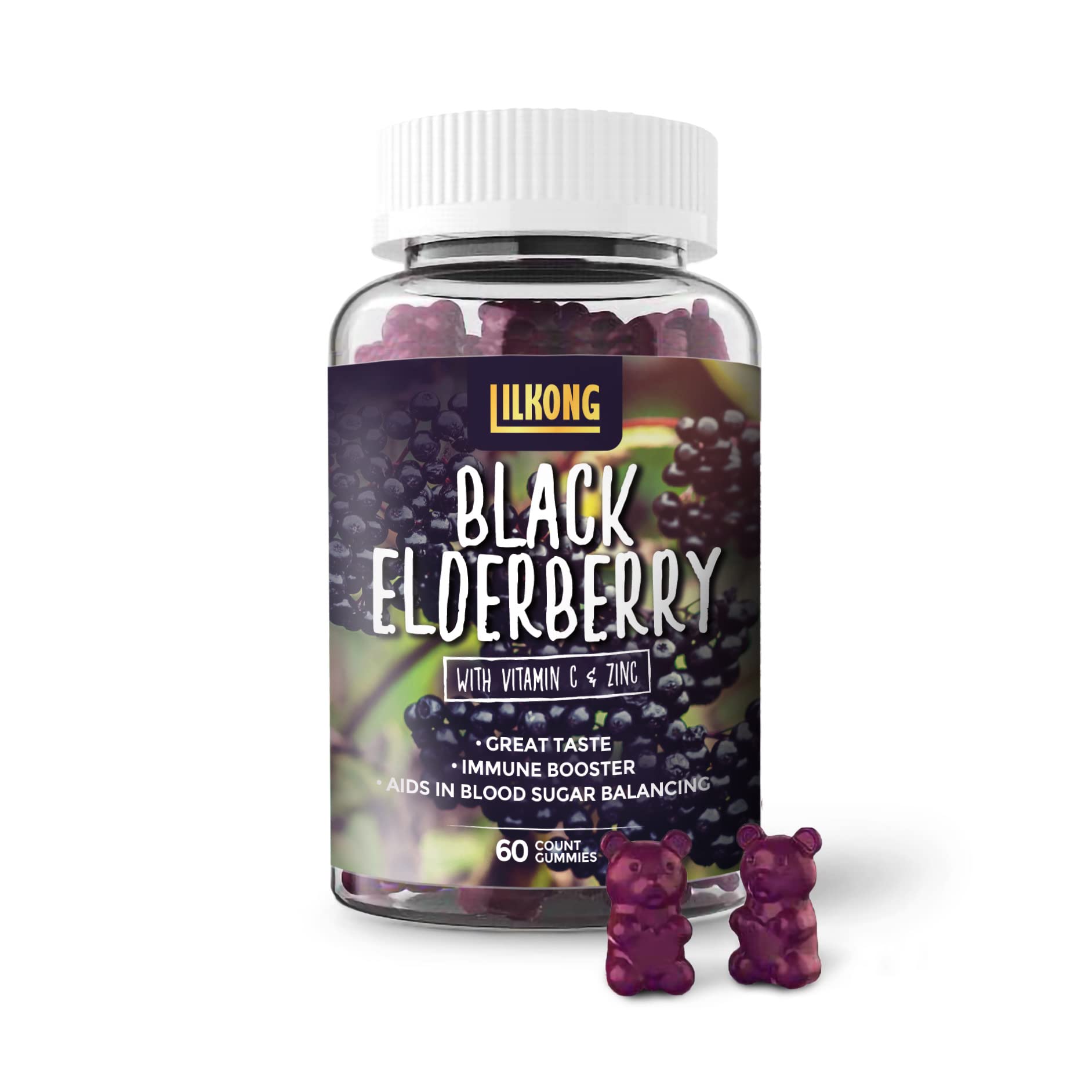 LilKong elderberry gummies for immunity