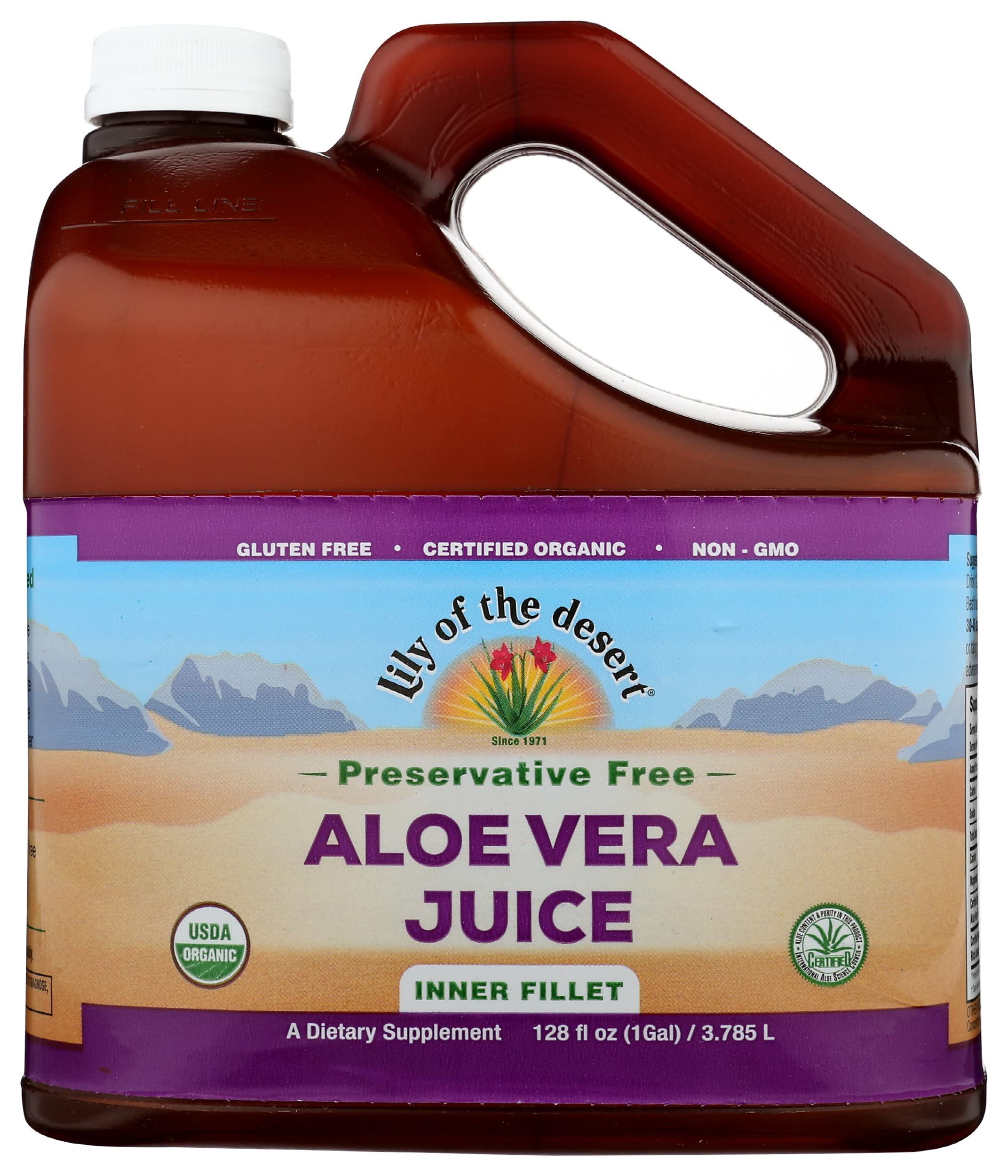 Lily aloe vera juice for wellness