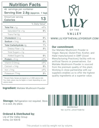 LILY Maitake mushrooms for holistic health