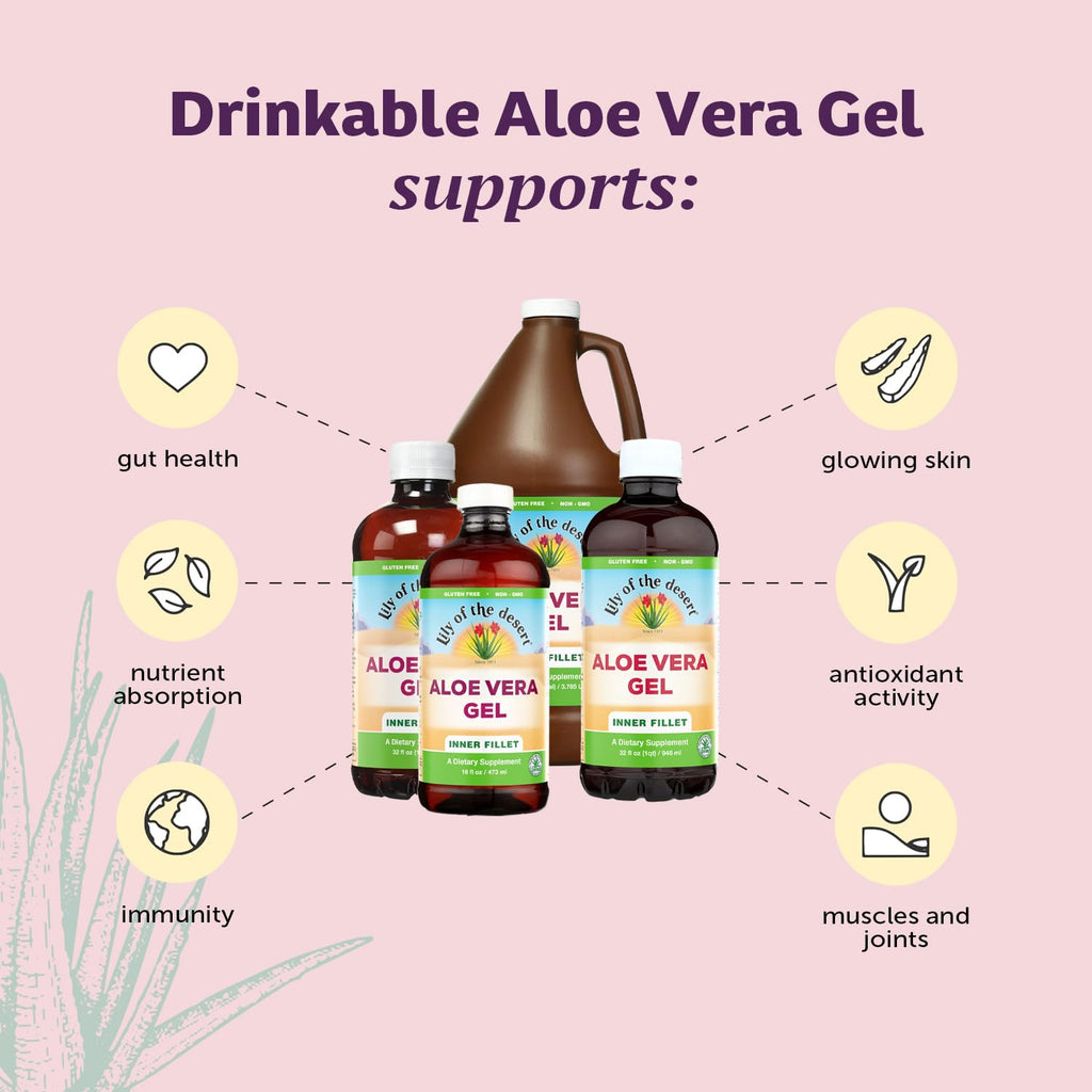 Lily of the Desert aloe vera gel with sachet