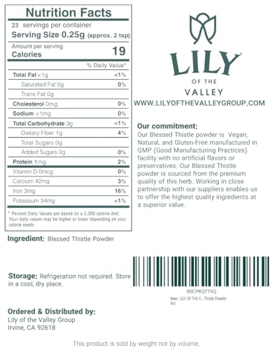 LILY OF THE VALLEY milk thistle extract