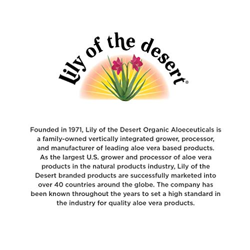 Lily organic aloe vera for vitality