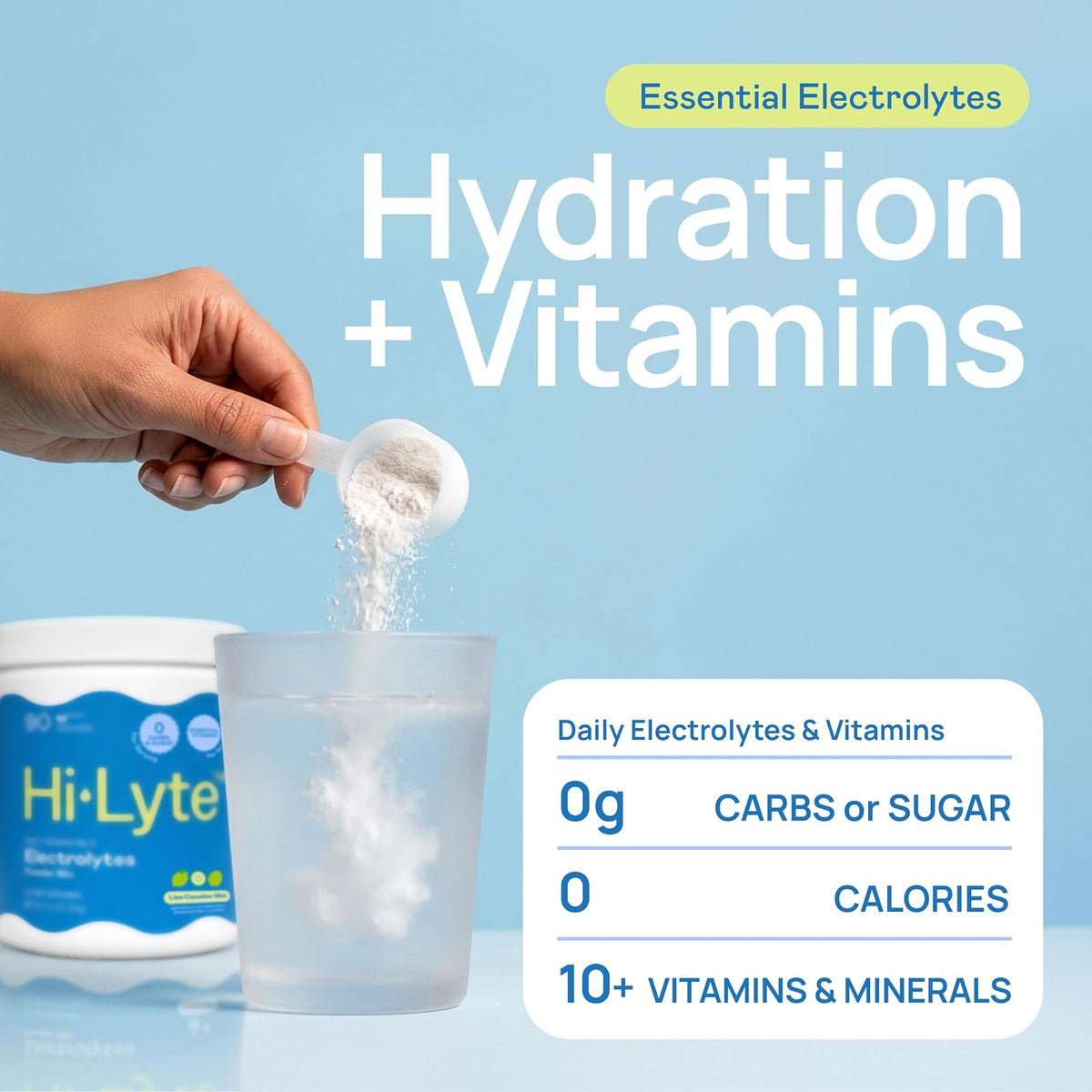 Lime cucumber mint electrolyte drink mix