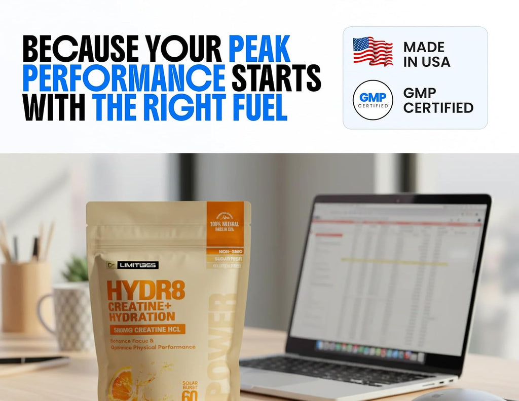 Limitless creatine gummies boost workout performance