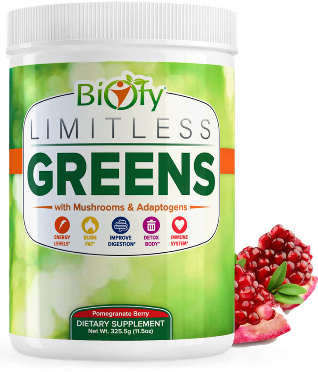 Limitless Greens Powder energy boost