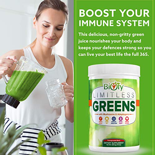 Limitless Greens Powder with ashwagandha