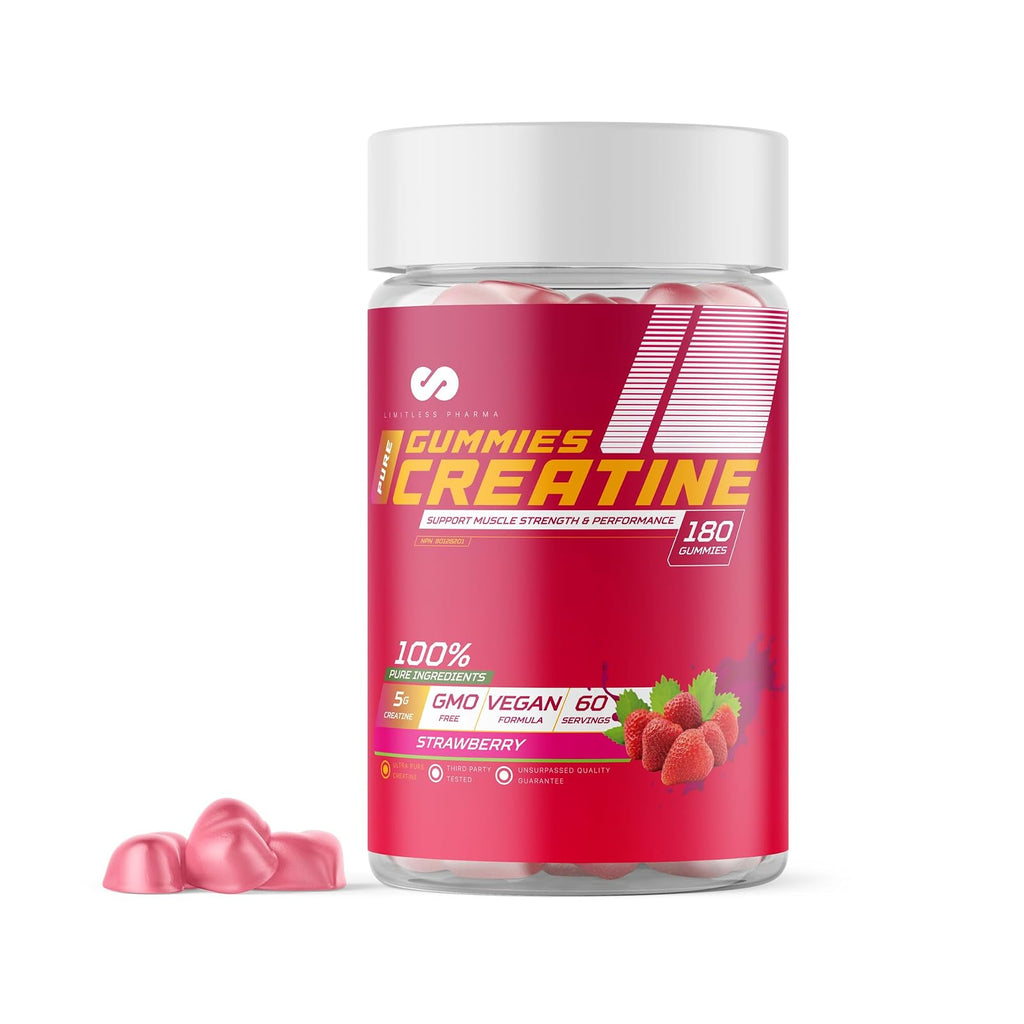 Limitless Pharma creatine gummies for energy