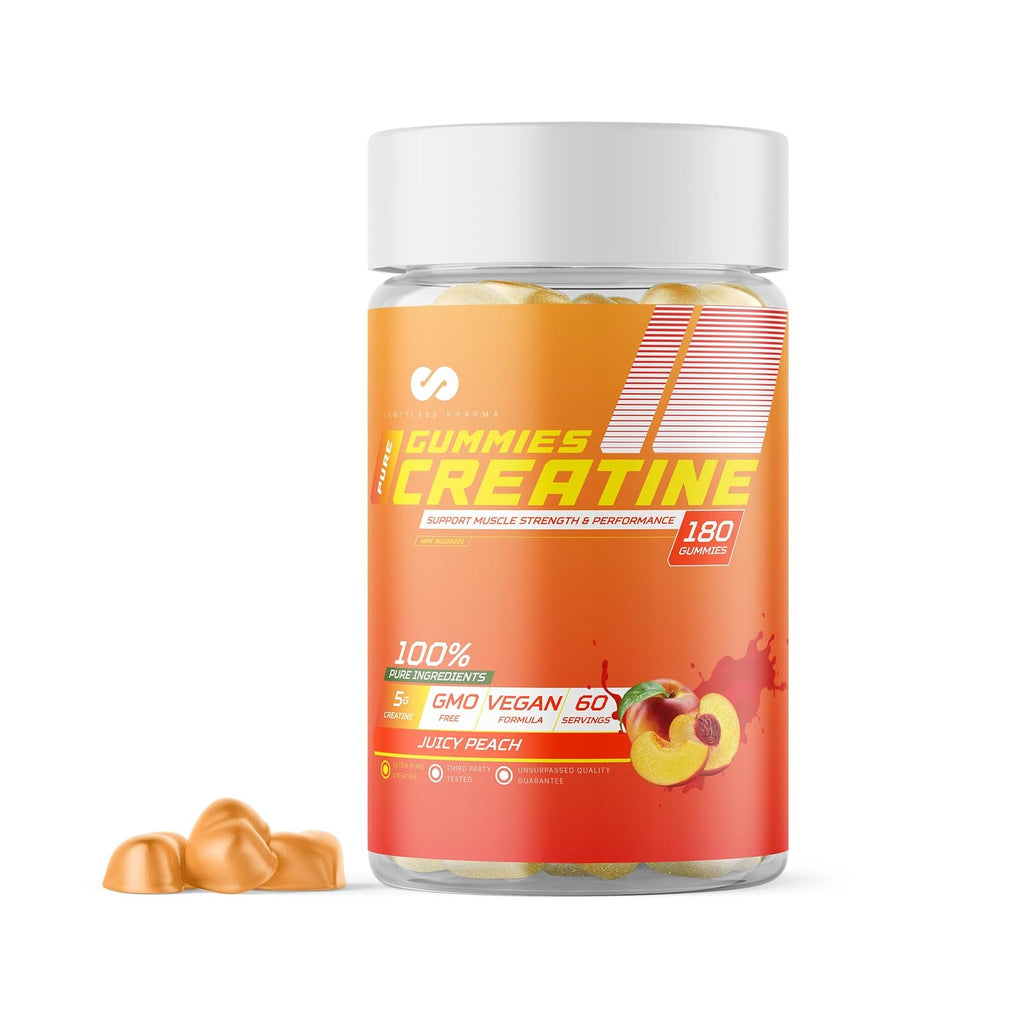 Limitless Pharma creatine gummies for energy