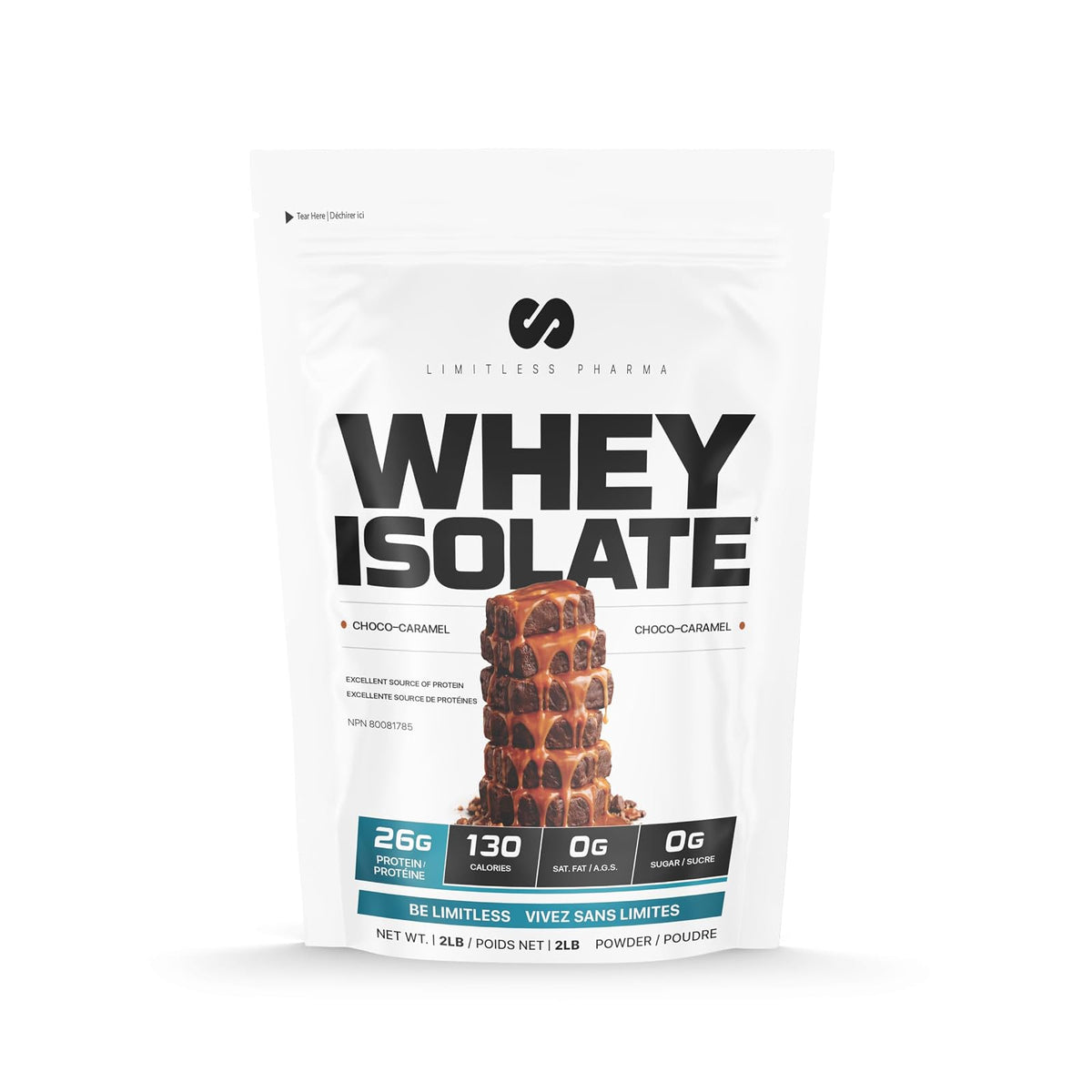 Limitless Pharma whey isolate protein powder