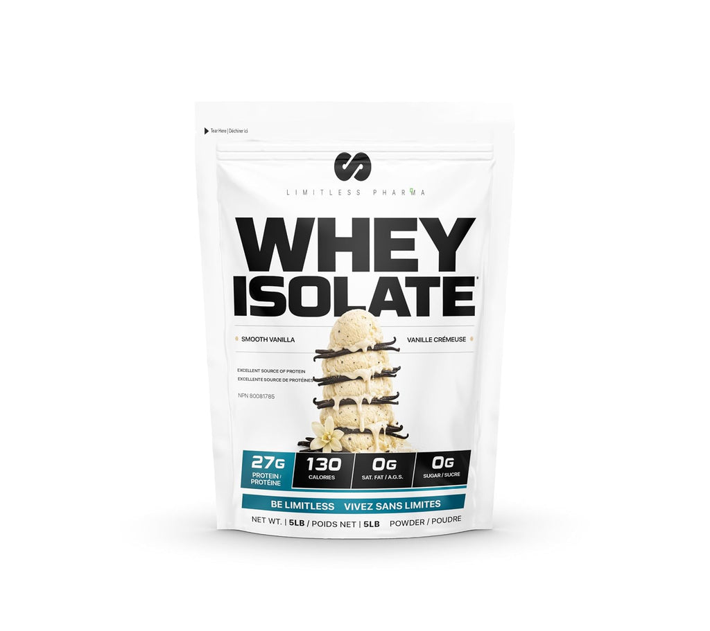 Limitless Pharma whey isolate protein powder