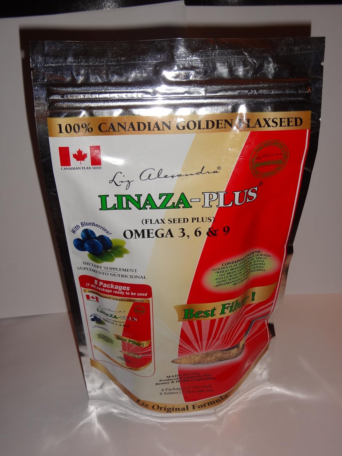 Linaza Plus ground flaxseed benefits