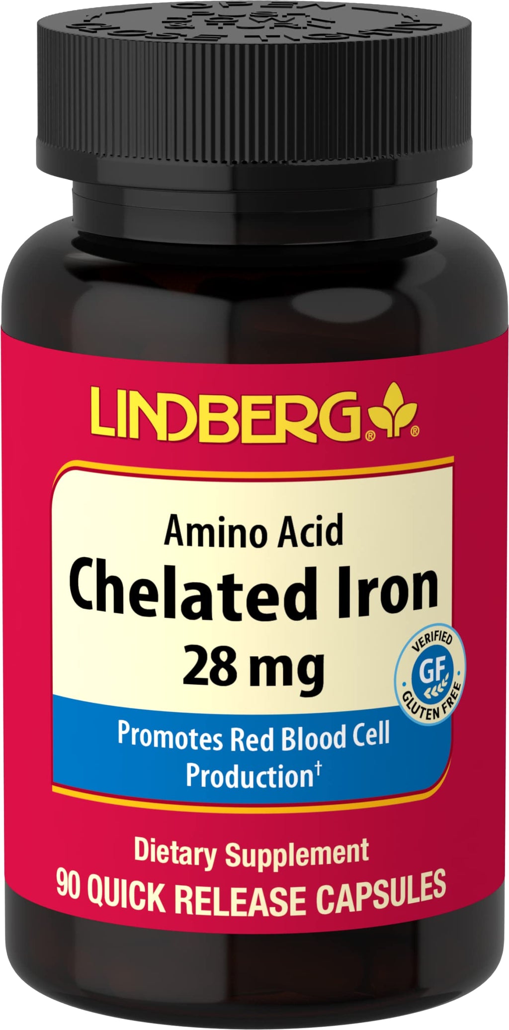 Lindberg chelated iron supplement capsules