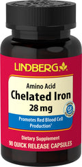 Lindberg chelated iron supplement capsules