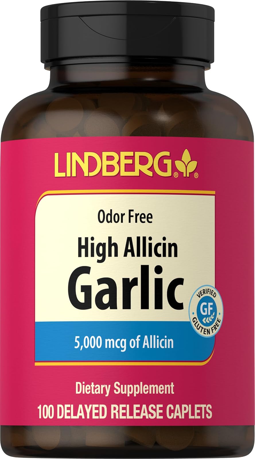 Lindberg garlic caplets for heart health