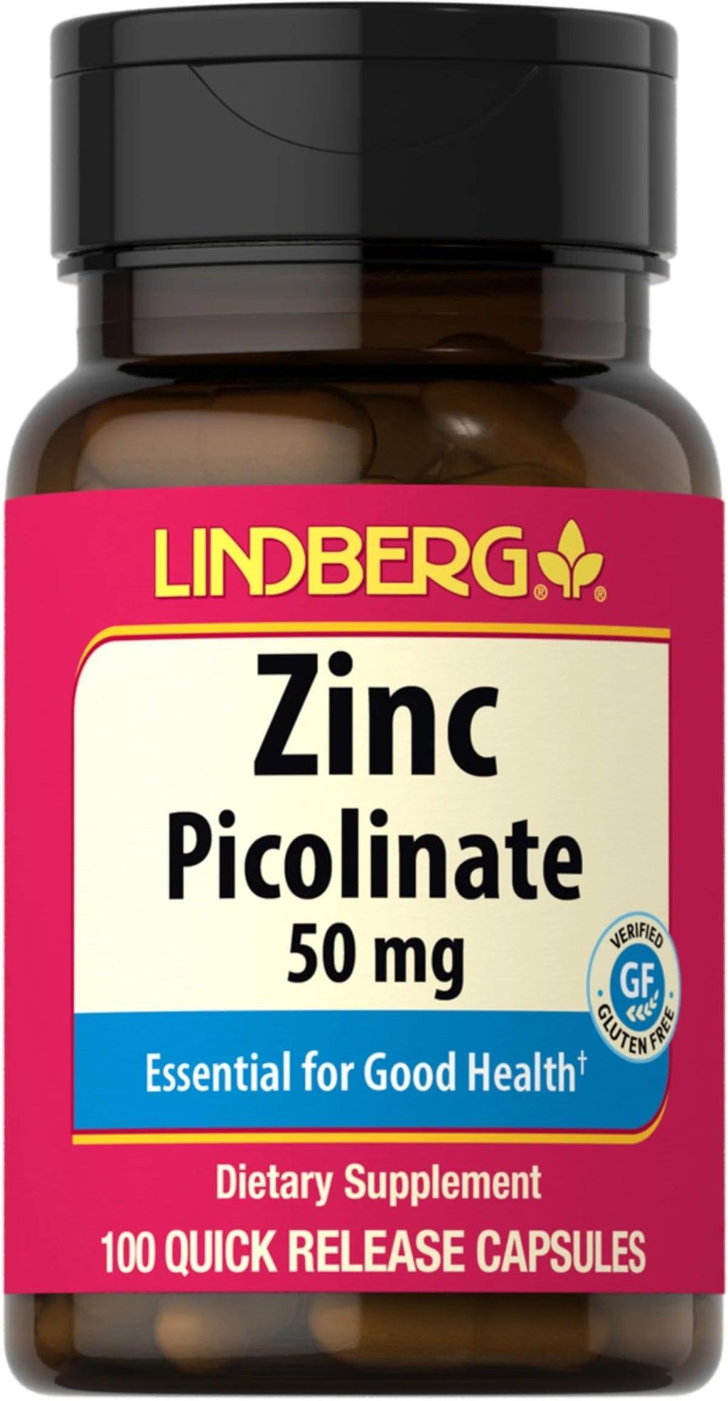 Lindberg Zinc Picolinate 50mg capsules