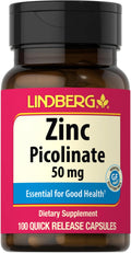 Lindberg Zinc Picolinate 50mg capsules