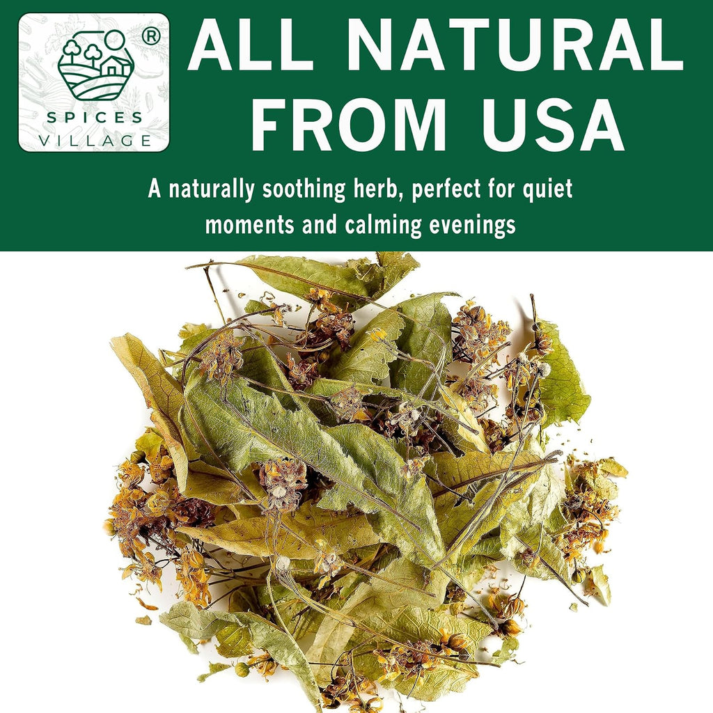 Linden flower tea for soothing effects