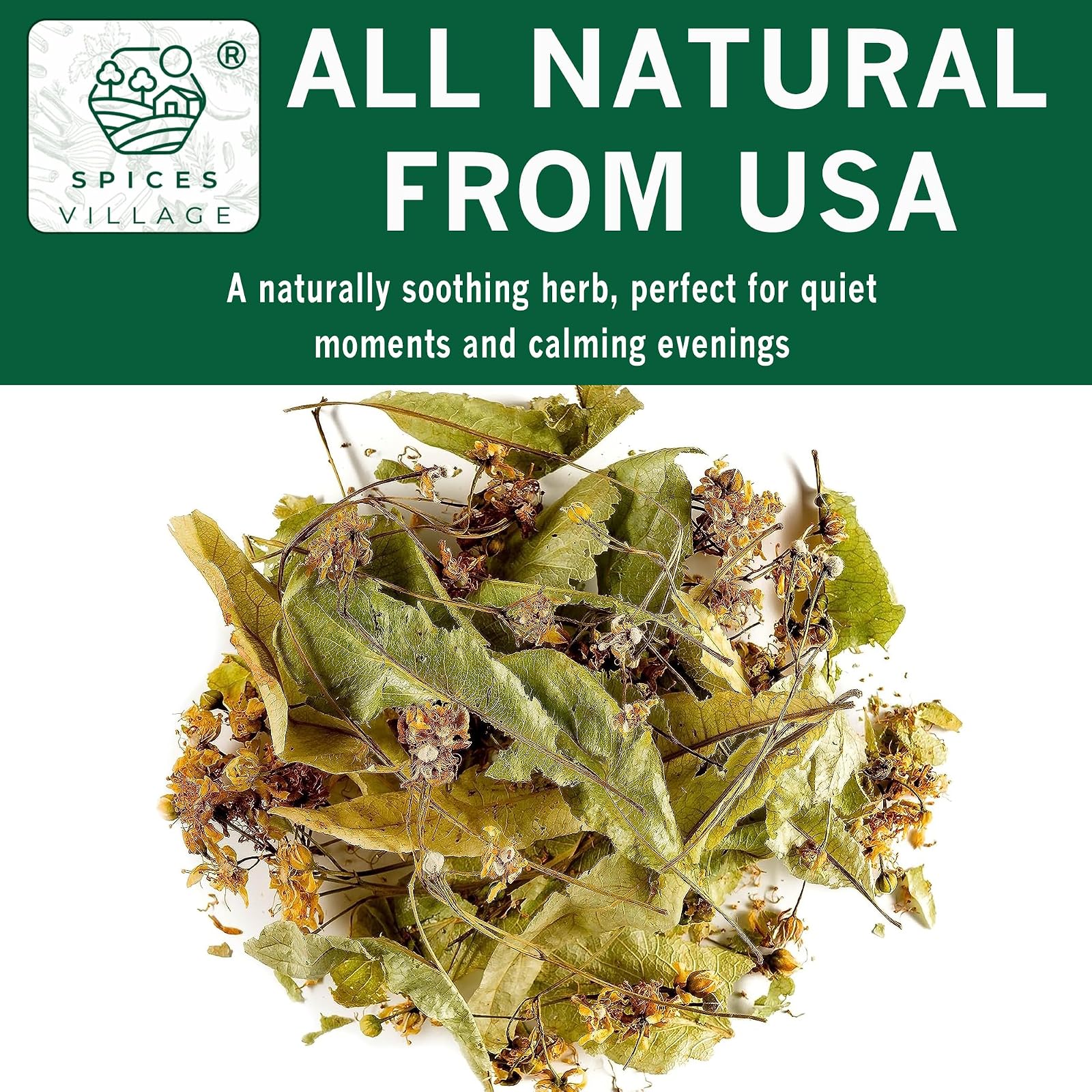 Linden flower tea for soothing effects
