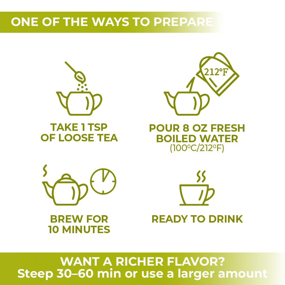 Linden tea for calming effects