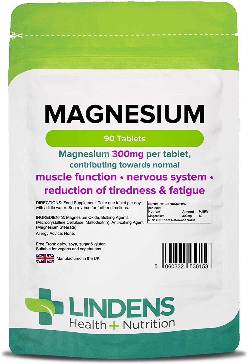 Lindens magnesium oxide supplement benefits